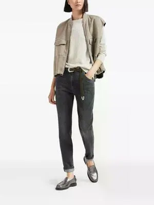 Brunello Cucinelli Cashmere Fitted Jumper