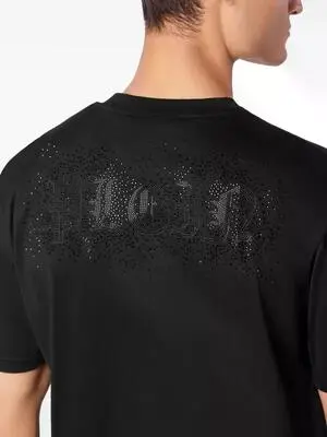 Philipp Plein Gothic Plein-embellished T-shirt - Black