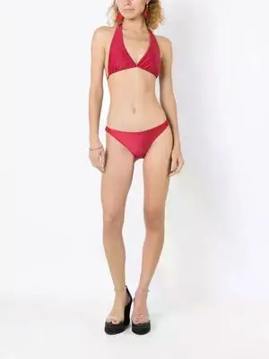 AMIR SLAMA Halterneck Bikini Set - Red