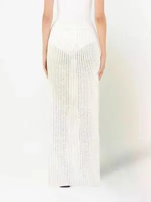 FERRAGAMO Side-slit Knit Skirt