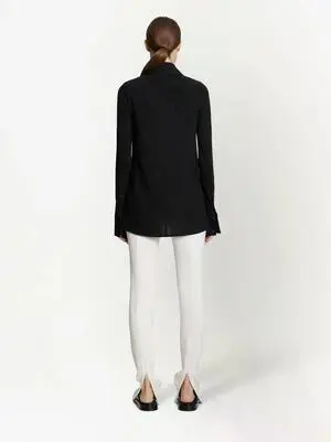 Proenza Schouler Bi-stretch Crepe Slim Trousers