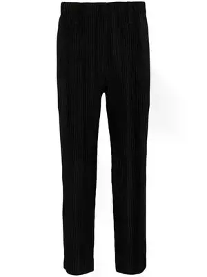 Issey Miyake Basic Tapered Plissé Trousers