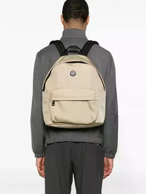 Moncler Waterproof Backpack - Neutrals