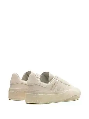 Y3 Gazelle Lace-up Suede Sneakers - White