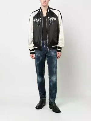 Dsquared2 Flag Patch Slim-fit Jeans