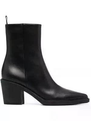 GIANVITO ROSSI Dylan Leather Ankle Boots