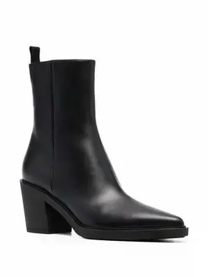 GIANVITO ROSSI Dylan Leather Ankle Boots