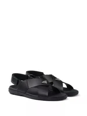 Prada Cross-strap Sandals