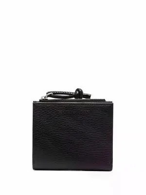 Emporio Armani Pebbled-effect Leather Wallet - Black