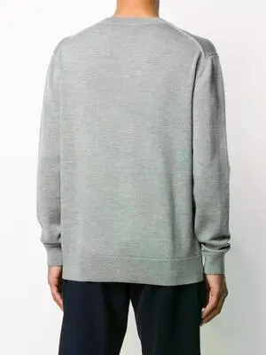 Kenzo Tiger Embroidered Crew Neck Jumper - Grey