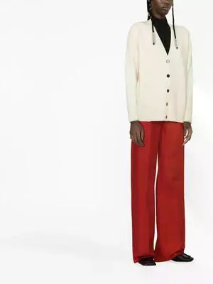 JIL SANDER V-neck Wool Cardigan