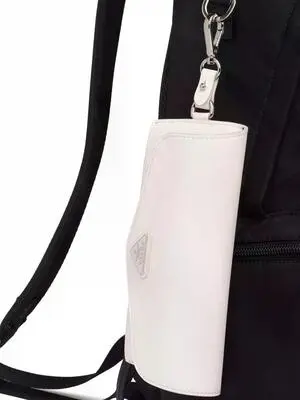Prada Logo Plaque Sunglasses Case - White