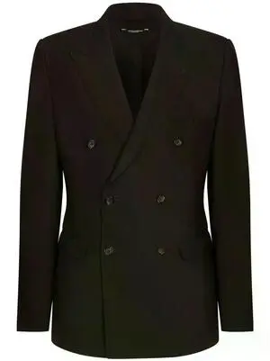Dolce & Gabbana Double-breasted Linen Blazer