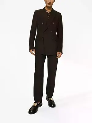 Dolce & Gabbana Double-breasted Linen Blazer