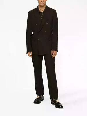 Dolce & Gabbana Double-breasted Linen Blazer