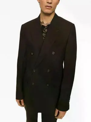 Dolce & Gabbana Double-breasted Linen Blazer