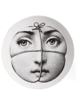 FORNASETTI Tema E Variazioni Porcelain Plate
