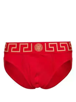 Versace Cotton-jersey Briefs - Red