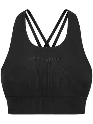 PLEIN SPORT Logo-embossed Compression Top