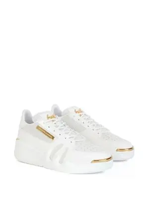 GIUSEPPE ZANOTTI Talon Leather Sneakers - White