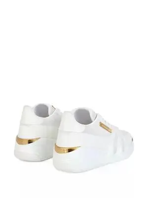 GIUSEPPE ZANOTTI Talon Leather Sneakers - White