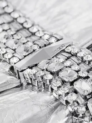 JIMMY CHOO Metallic Leather Clutch