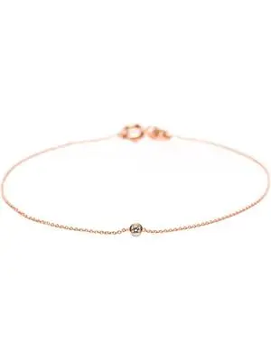 WOUTERS & HENDRIX 18ct Rose Gold Bracelet With White Diamond - Metallic