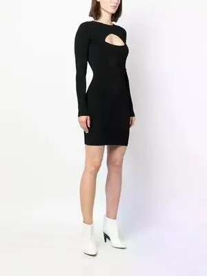 Dsquared2 Cut-out Detail Long-sleeve Minidress