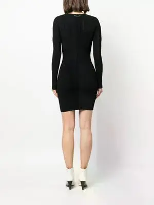 Dsquared2 Cut-out Detail Long-sleeve Minidress
