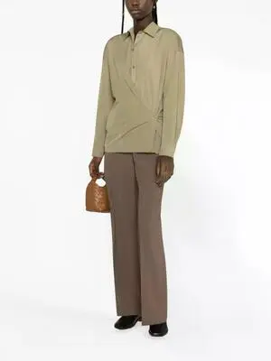 LEMAIRE Twisted Wrap Cotton Shirt