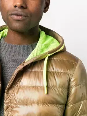 Herno Drawstring Hooded Down Jacket