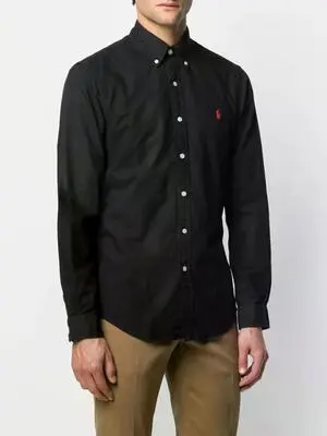 Polo Ralph Lauren Slim-fit Button Down Shirt - Black