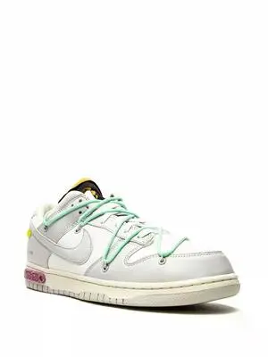 Nike X Off White Dunk Low Lot 04 Sneakers - Neutrals