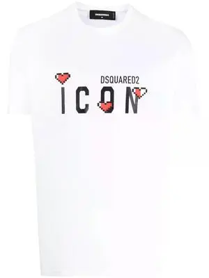 Dsquared2 Icon Logo-print T-shirt - White