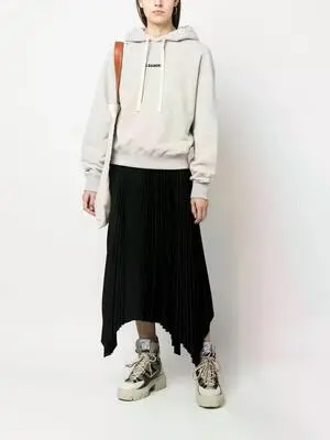 JIL SANDER Logo-print Drawstring Hoodie