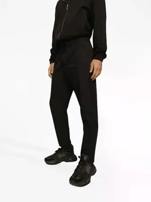 Dolce & Gabbana Logo Plaque Track Pants - Black