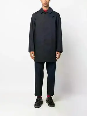 Mackintosh Single-breasted Cotton Coat
