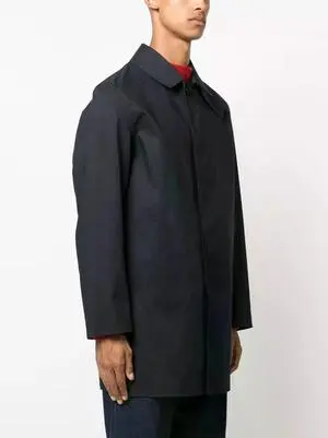 Mackintosh Single-breasted Cotton Coat