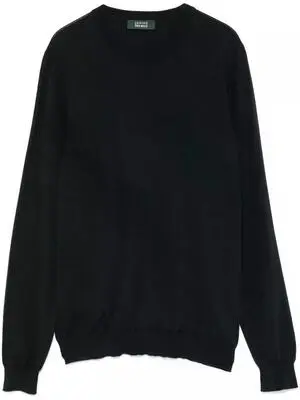 ZANONE Fine-knit Sweater - Black