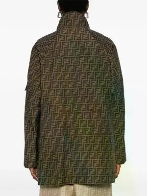 Fendi Ff Canvas Short Coat
