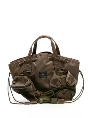 PORTER-YOSHIDA & CO Logo-patch Tote Bag - Brown