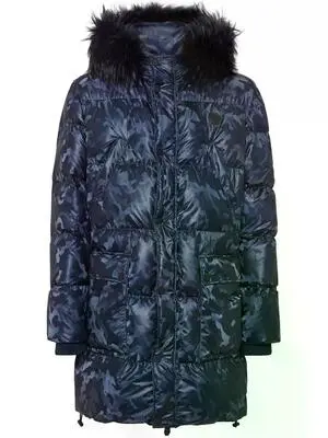 Philipp Plein Camouflage-print Padded Parka Coat