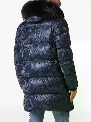 Philipp Plein Camouflage-print Padded Parka Coat