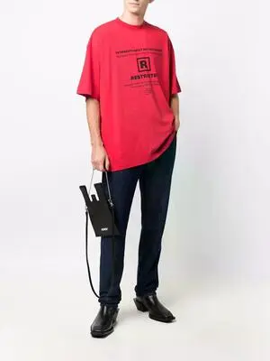 Raf Simons Bootcut Jeans With Logo Patch