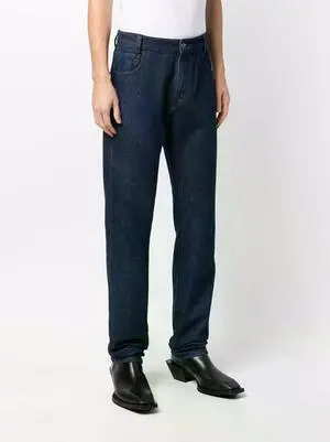 Raf Simons Bootcut Jeans With Logo Patch