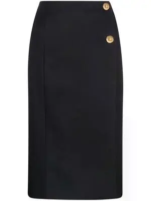 Givenchy Wool-blend Straight Skirt