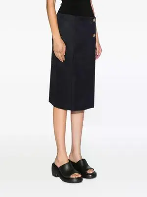 Givenchy Wool-blend Straight Skirt