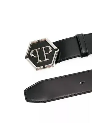 Philipp Plein Logo Buckle Belt
