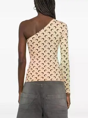 MARINE SERRE Crescent Moon Asymmetric Top