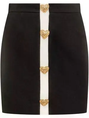 Moschino Heart-motif Mini Skirt - Black